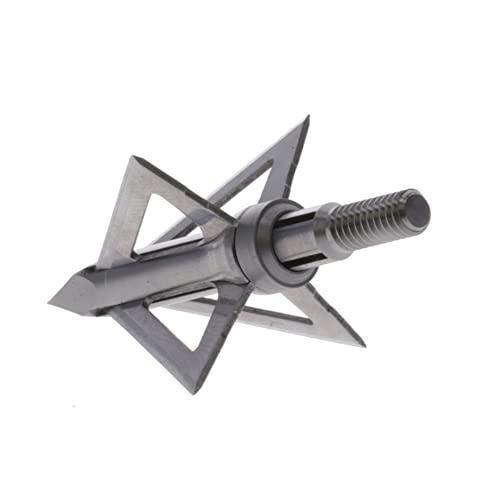 NAP New Archery Products New Archery ProductsQuadcutter Compound 100 Grain Big Game Hunting Fixed Blade 3 Pieces Broadhead Set