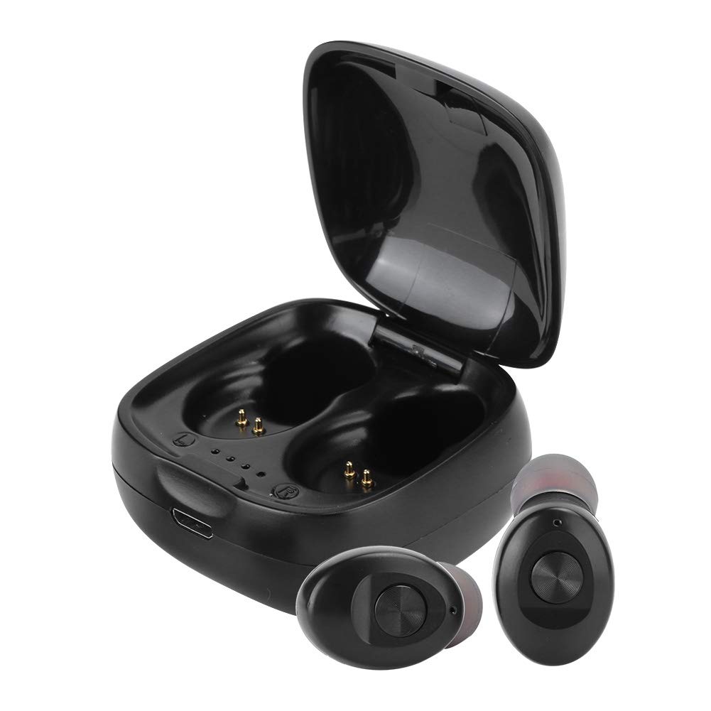 Liyeehao Sports Earphones, Bluetooth 5.0 Earphones, Wireless for Workouts, Running, Swimming, Gym, Work, Home Android/iOS(Black)