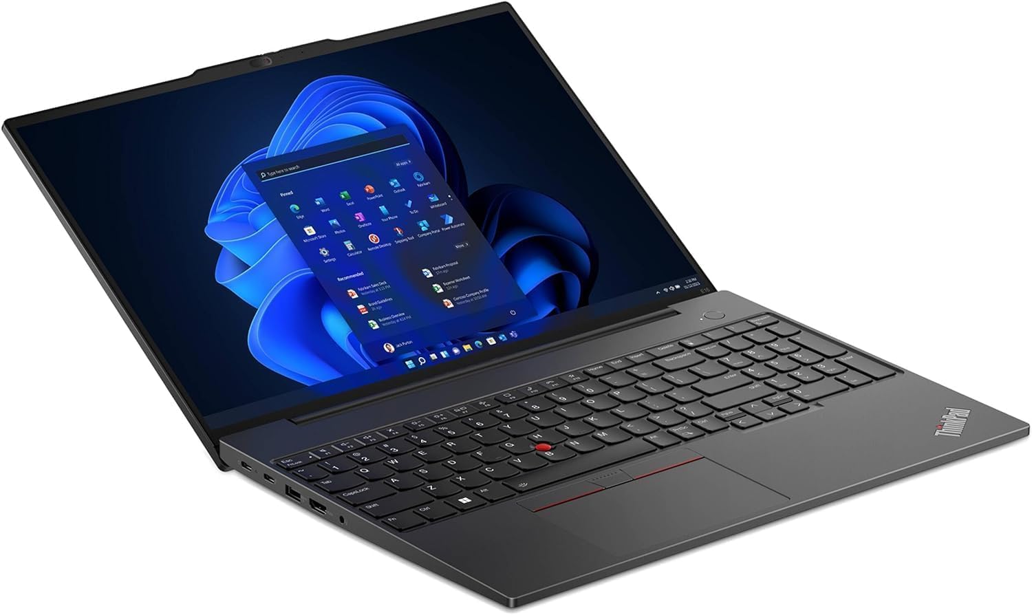 Lenovo ThinkPad E16 Business Laptop (16" FHD+ Touchscreen, Intel 13th Gen 10-Core i7-1355U, 40GB RAM, 1TB SSD) Backlit, Fingerprint, FHD Webcam, Ethernet, Thunderbolt 4, Win 11 Pro, Black, 2024