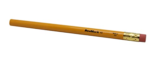 RevMark Jumbo Round Pencil 72-Pack with Black Lead, USA Made. Quality Cedar Wood for Carpenters, Construction Workers, Woodworkers, Framers, DIY, Students, Teachers (Yellow)