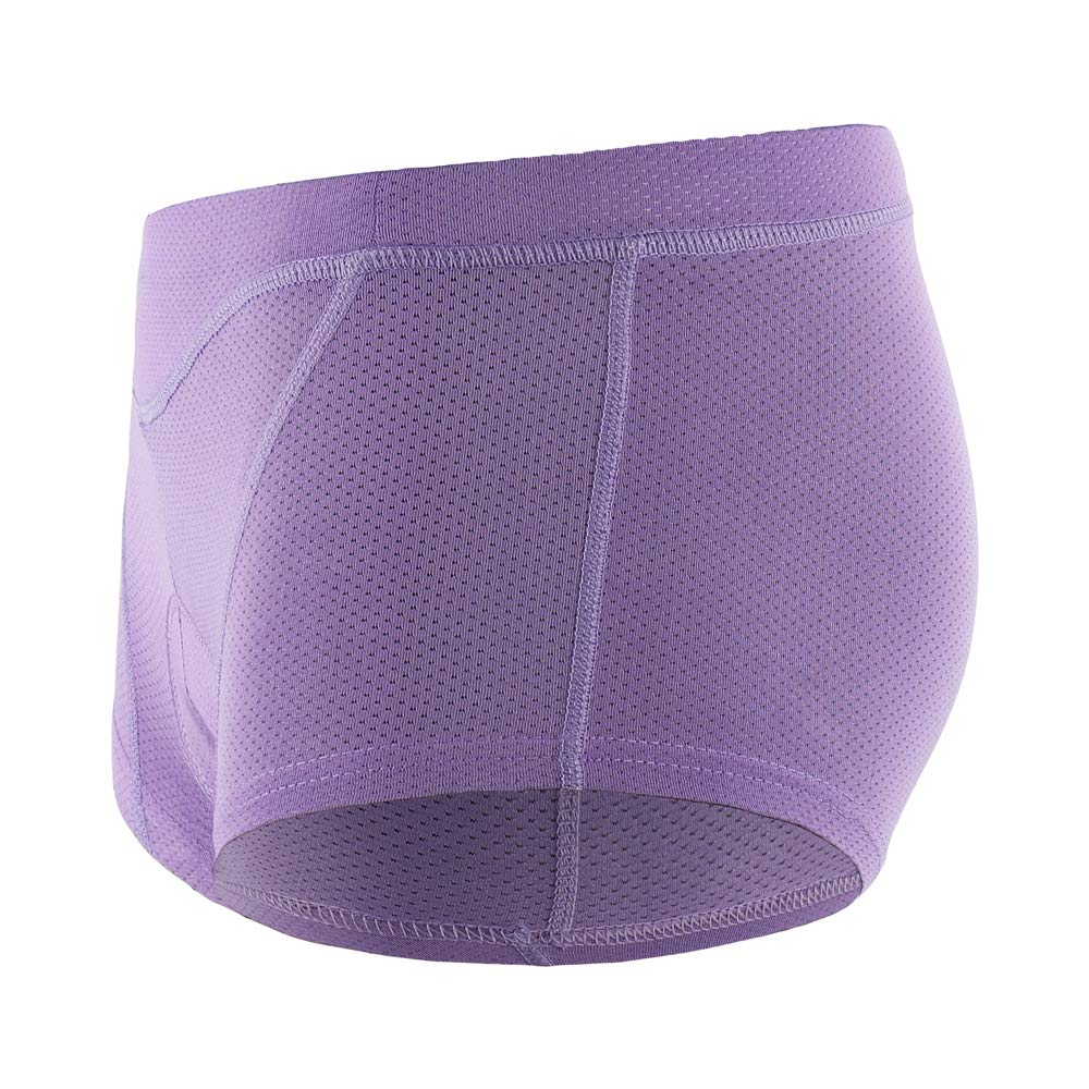 Lixada Cycling Shorts 3D Padded MTB Bicycle Bike Shorts Breathable Quick Dry Shorts (Purple-Women, Medium)