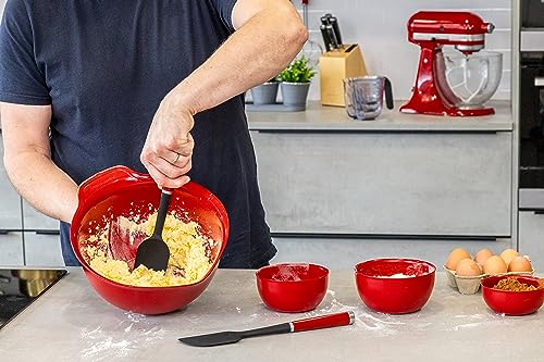KitchenAid KQG437OHERE 2pc Silicone Spatula Set β Empire Red