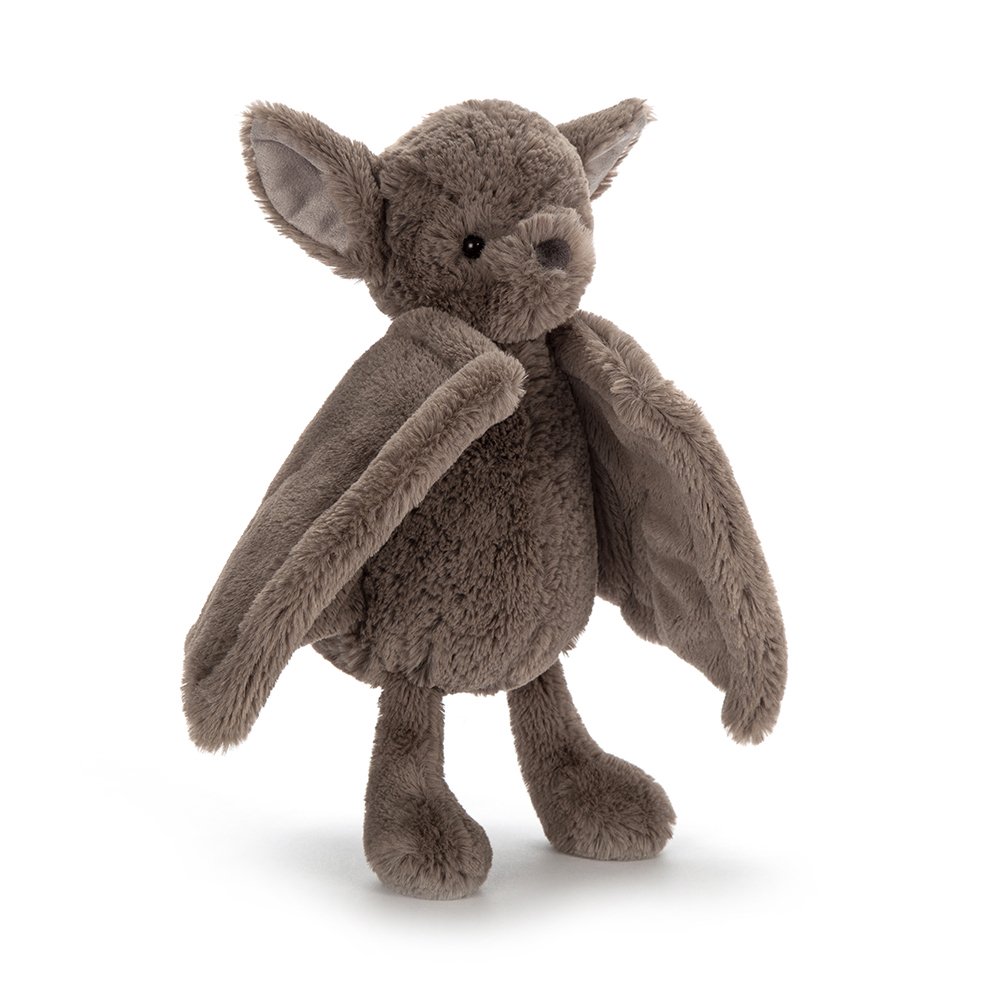 Jellycat Bashful Bat Stuffed Animal, Medium, 10 inches