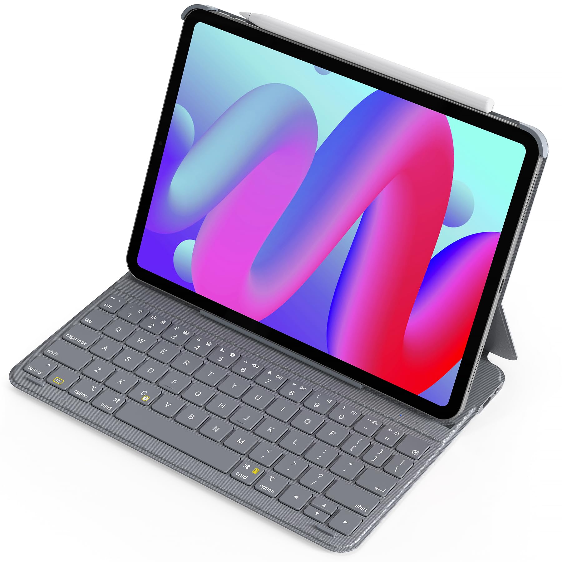 Inateck iPad Pro Case 11 inch with Keyboard, Ultralight Keyboard Case Compatible with iPad Air 5/4 10.9 inch, iPad Pro 11 inch 4th/3rd/2nd/1st, Vertical, BK2009
