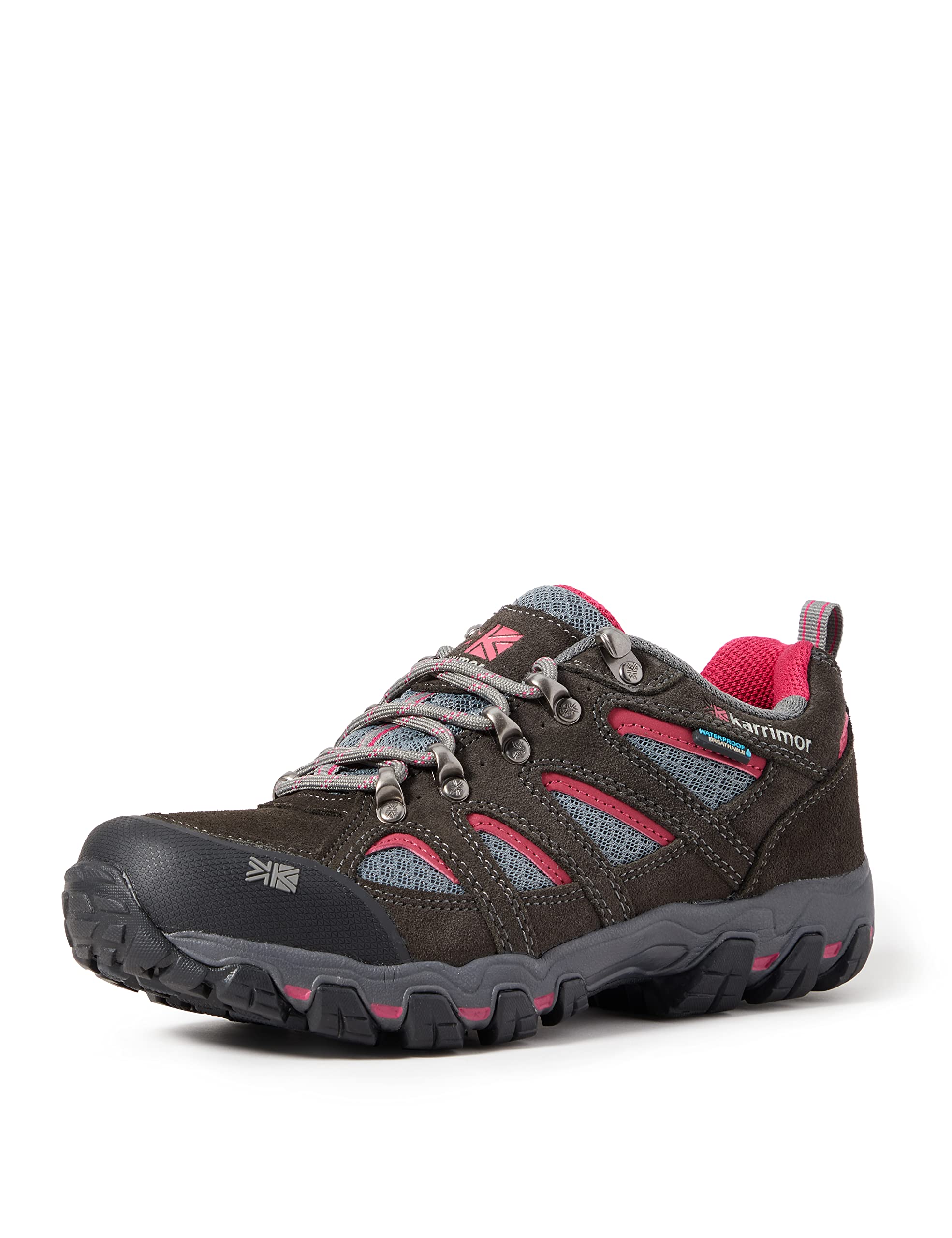 Karrimor Women's Bodmin Low 5 Ladies weathertite Rise Hiking Boots, Grey (Dark Grey), 8.5