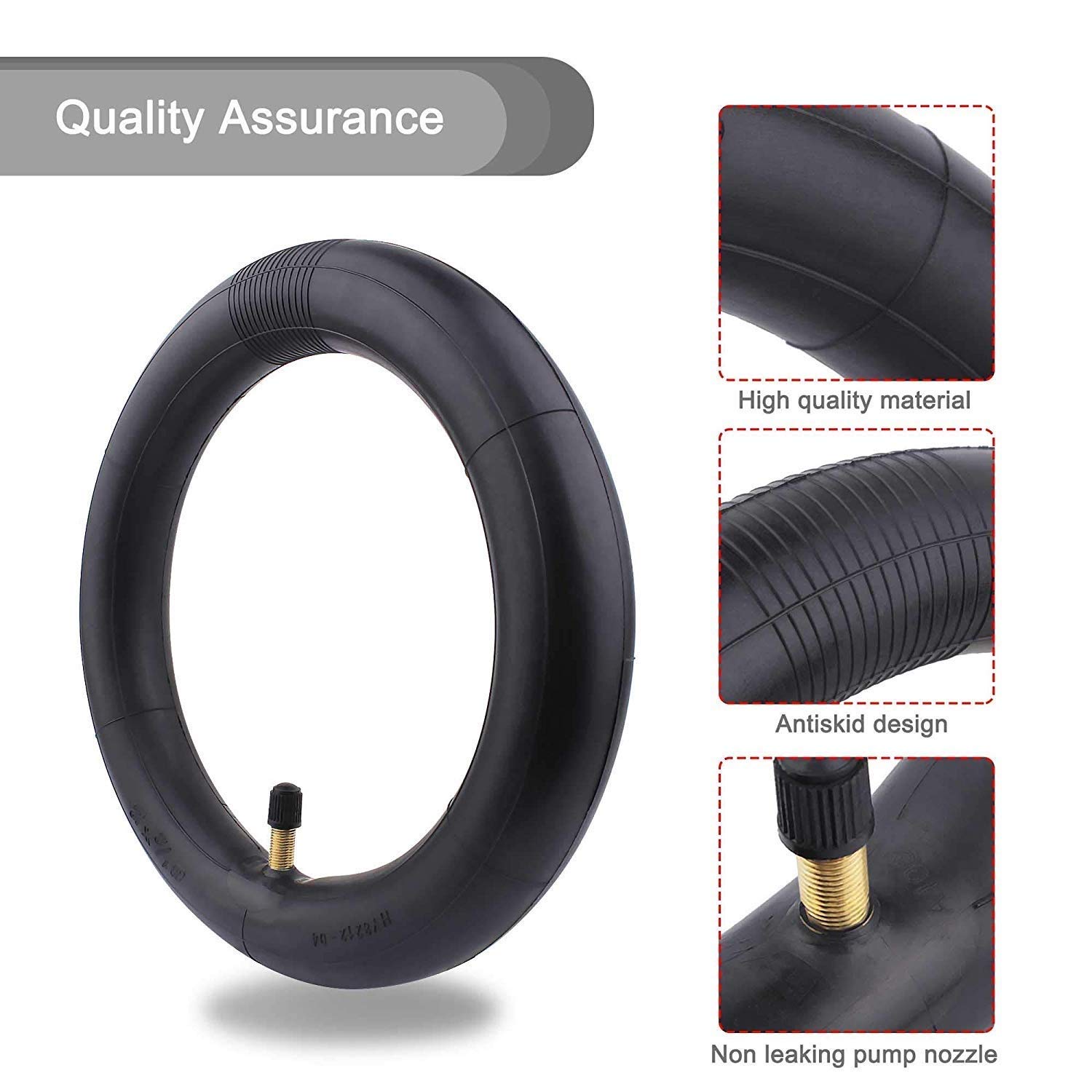Maxmartt Outer Inner Tire Set for Xiao-mi M365, Non-Slip Rubber Tyre Compatible for Xiaomi M365 Electric Scooter Replacement Wheels(8.3Inch)