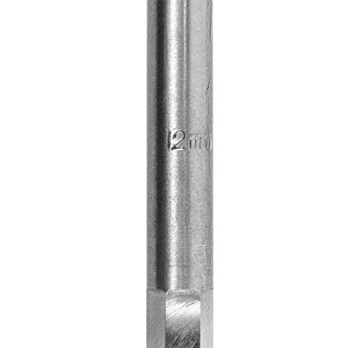 QWORK Auger Drill Bit for Wood, 1/2 Inch Diameter x 12 Inch Length, 3/8-Inch Hex Shank, Long Drill Bits