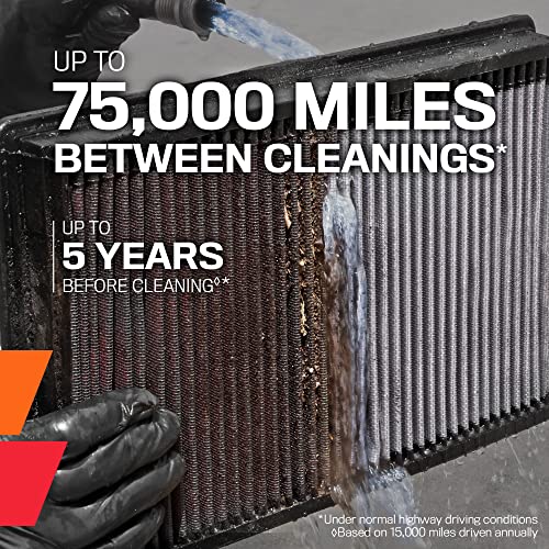 K&N Engine Air Filter: Reusable, Clean Every 75,000 Miles, Washable, Replacement Car Air Filter: Compatible with 2007-2019 Ford/Lincoln/Volvo (C-Max Escape, Grand, Kuga, Focus, Tourneo, MKC), E-2993
