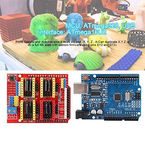 USB Interface Practical High Quality CNC Shield Stepper Driver, Compatible Expansion Board Kit, for