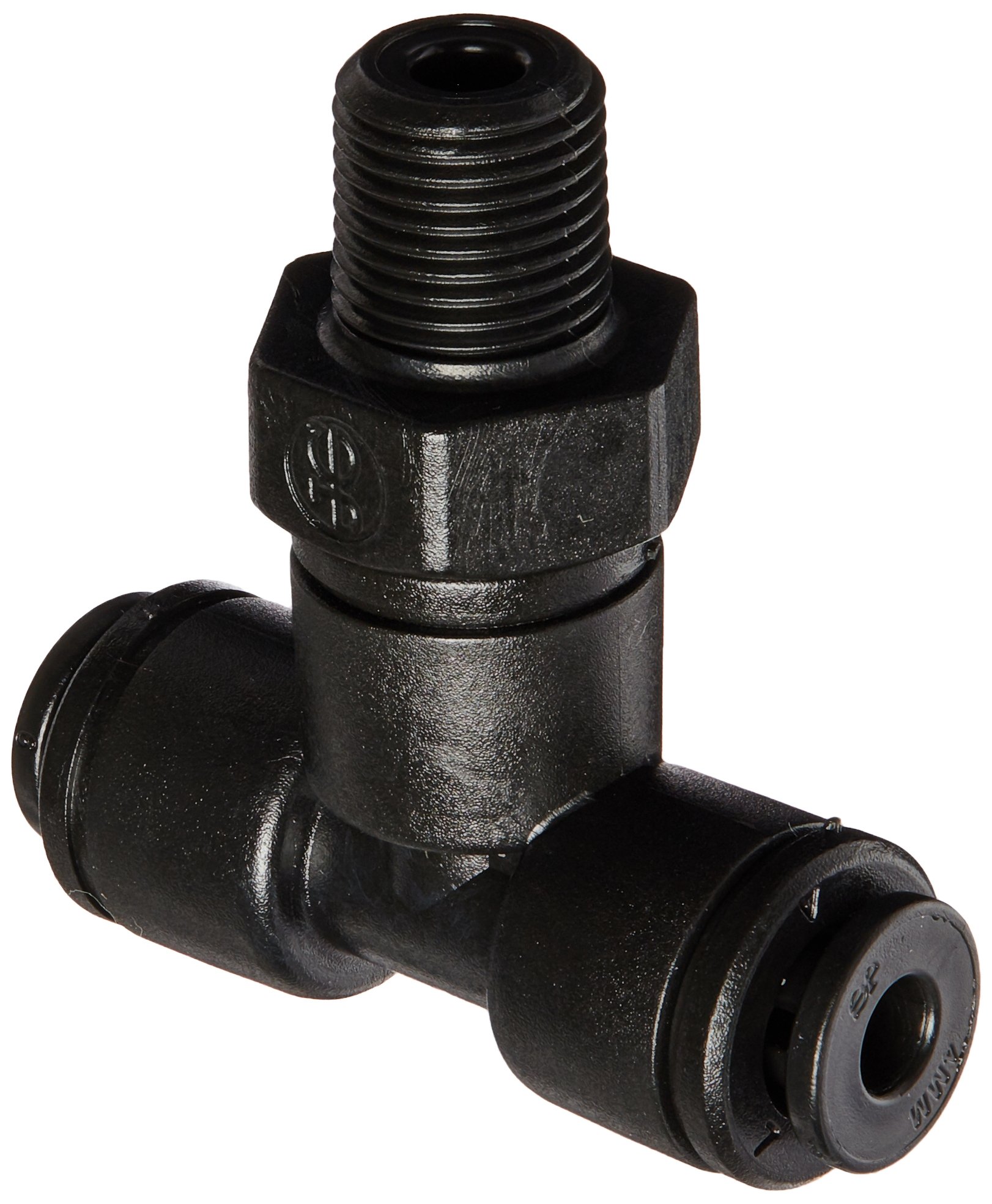 John Guest PM100401E Swivel Branch Tee, 4 mm x 1/8" BSPT (Pack of 10)