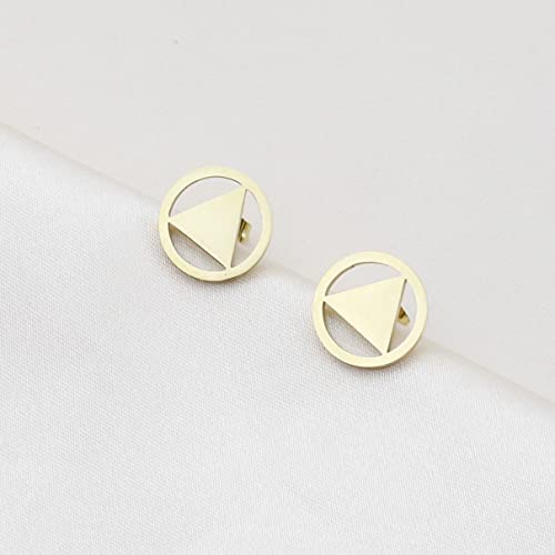 NC AA Gift Sobriety Earrings Recovery Jewelry Alcoholics Anonymous Gifts AA Recovery Earrings AA Sober Gift for Sober Women (Stud-Ear-AA-G)
