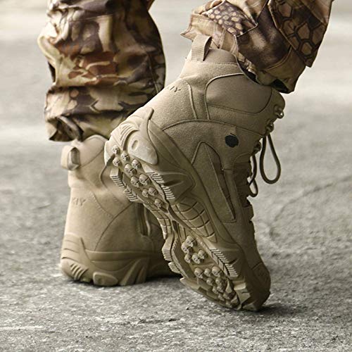 NC Large Size high top Desert Boots Cowhide Velvet Outdoor Hiking Boots Hiking Boots Men