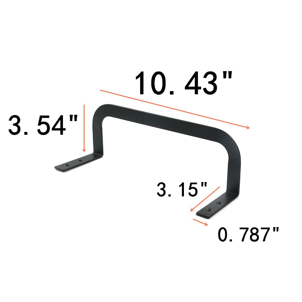 Tsnamay 10.43"/265mm Mattress Retainer Bar for Adjustable Beds,L Mattress Stabilizer Holder Mattress Retainer Bar,Metal Flat With Screw Fixing
