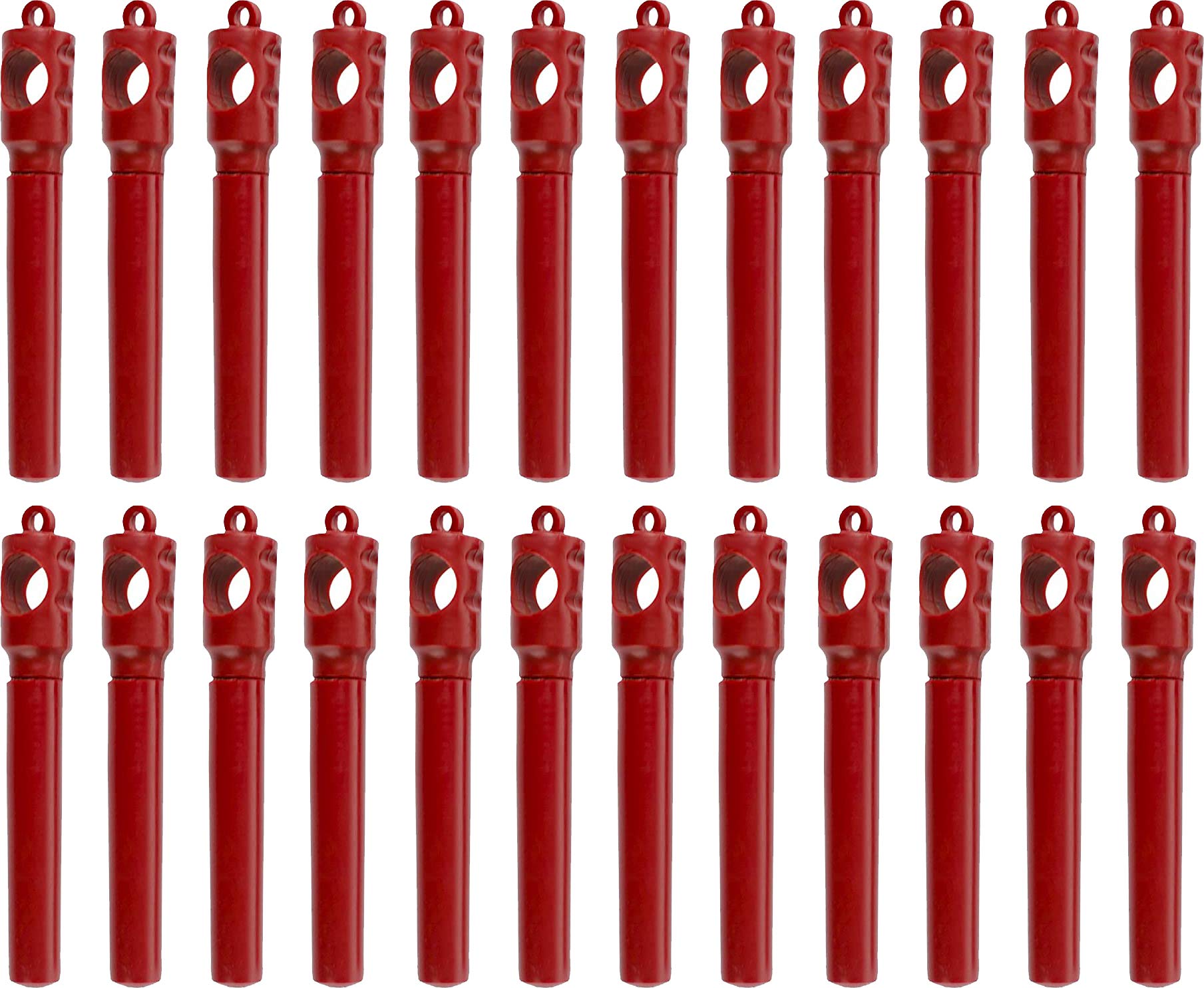 Portable Corkscrew Wine Opener - Pack of 24 - Travel Plastic Corkscrew with Metal Spiral - Basic Wine Glass Bottle Cork Opener