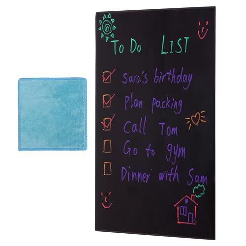 Mr. Pen- Magnetic Black Dry Erase Board for Fridge, 11.6" X 15 ", White Board for Fridge Whiteboard Magnetic Whiteboard for Fridge Whiteboard, Magnetic Chalkboard