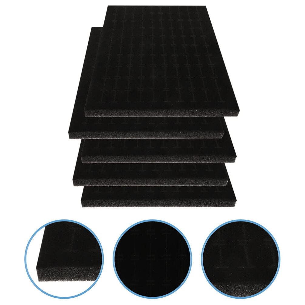 LIFKOME Black Velvet Ring Insert Display Jewelry Storage Box Foam Holder Organizer Ring Organizer for Jewelry Display Trays Jewelry Display Trays Jewelry Display Pad Tray 20pcs