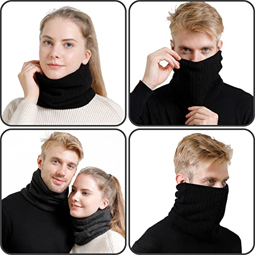 Onvavient Winter Scarf Neck Warmer Gaiter Face for Men Women Warm Fleece Ski