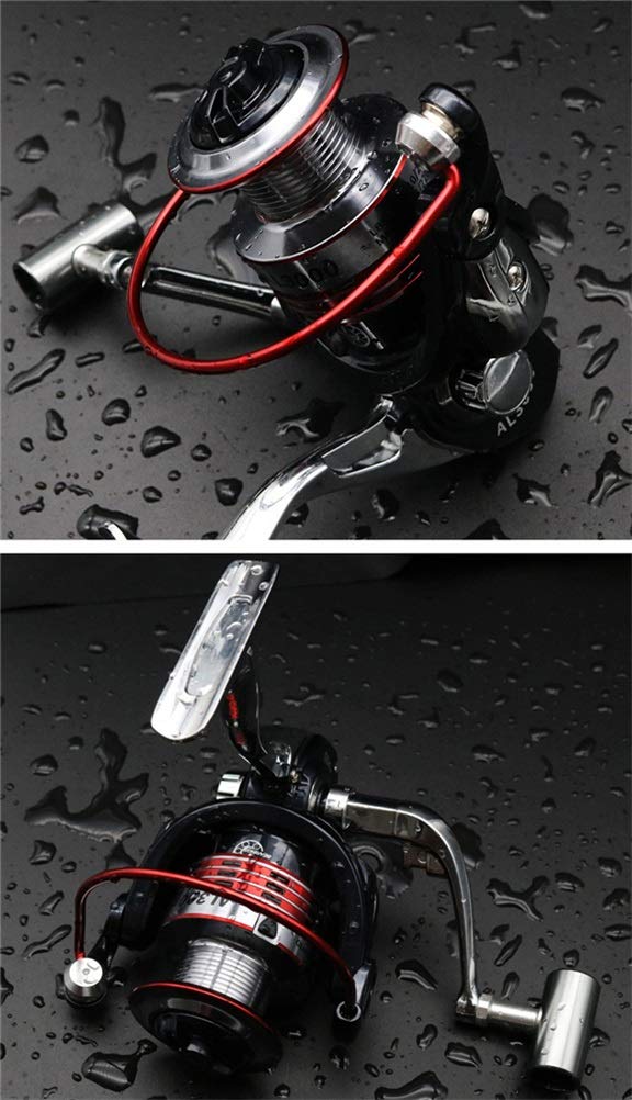 LLJPYX7L Sea Fishing Reel for Beginners, 13 + 1BB Rust-Proof Bearings 4.7:1 Gear Ratio, Suitable for Salt Water and Fresh Water, Left/Right Interchangeable Handle (Size : 5000)