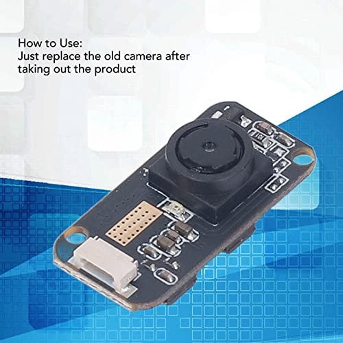 USB Camera Module, Fixed Focus High Speed Dynamic Catch Clearer Images High Definition Photosensitive Built in Camera Module 50 Degree View Field for Computer