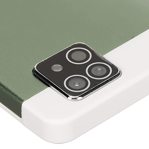 LMOLING 8 Inch Tablet, 4GB RAM 64GB ROM Calling Tablet, Support 128G TF Card, 1920X1200 IPS, 100‑240V Green Tablet Computer with Dual Camera(USA)