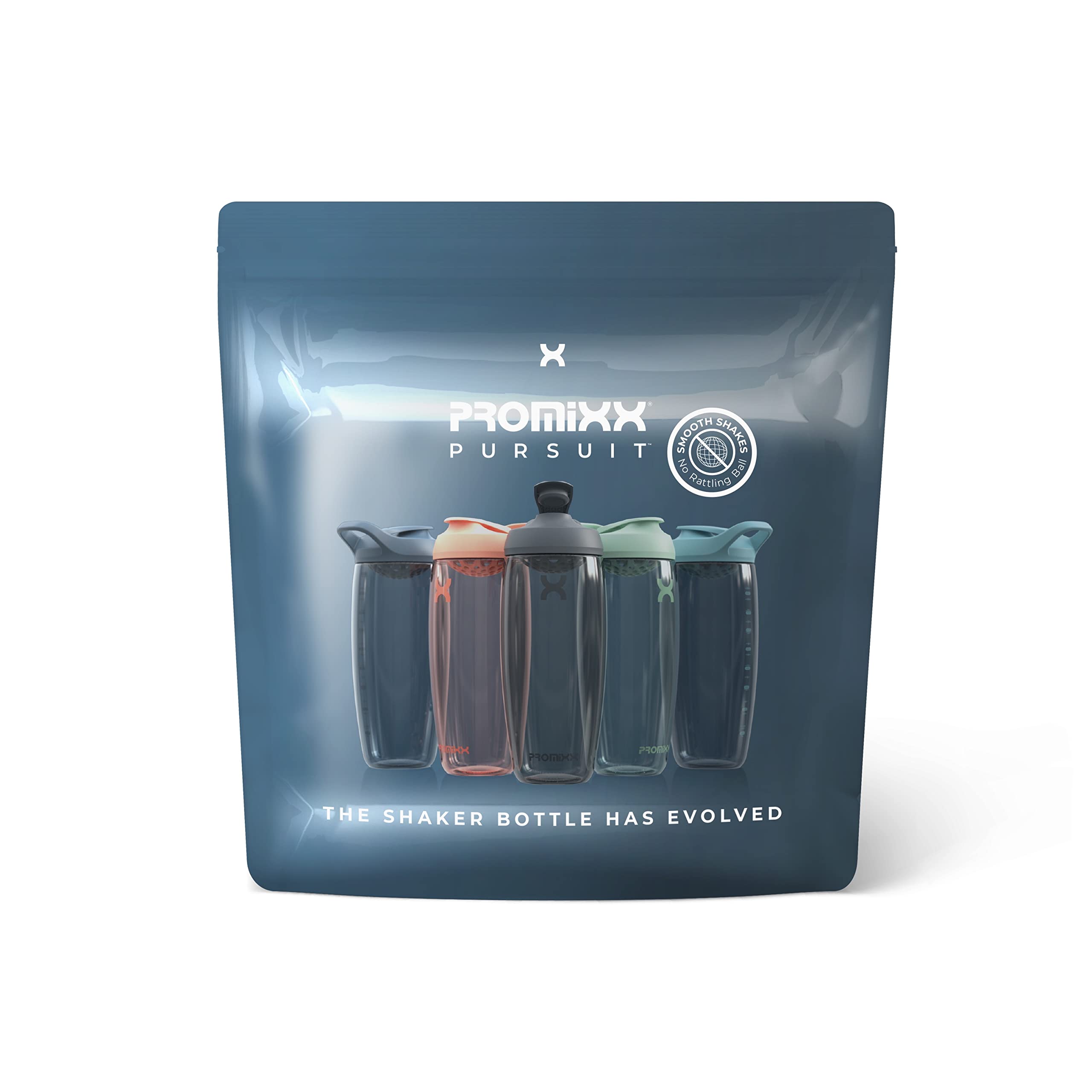 Promixx PURSUIT Protein Shaker Bottle β Premium Sports Blender Bottles for Protein Mixes and Supplement Shakes β Easy Clean, Durable Protein Shaker Cup