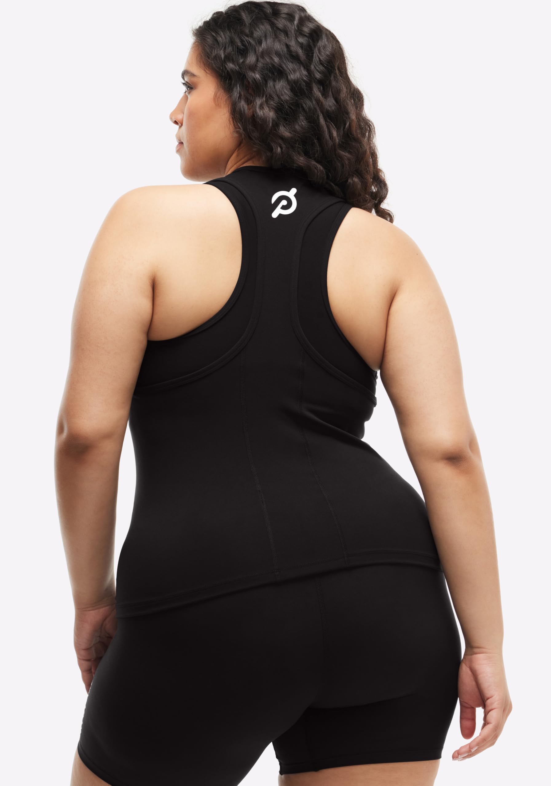 Peloton Women Standard Cadent Racer Tank, Black, Medium
