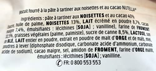 Nutella Sandwich Biscuits 304g Resealable Pouch (3 packs)