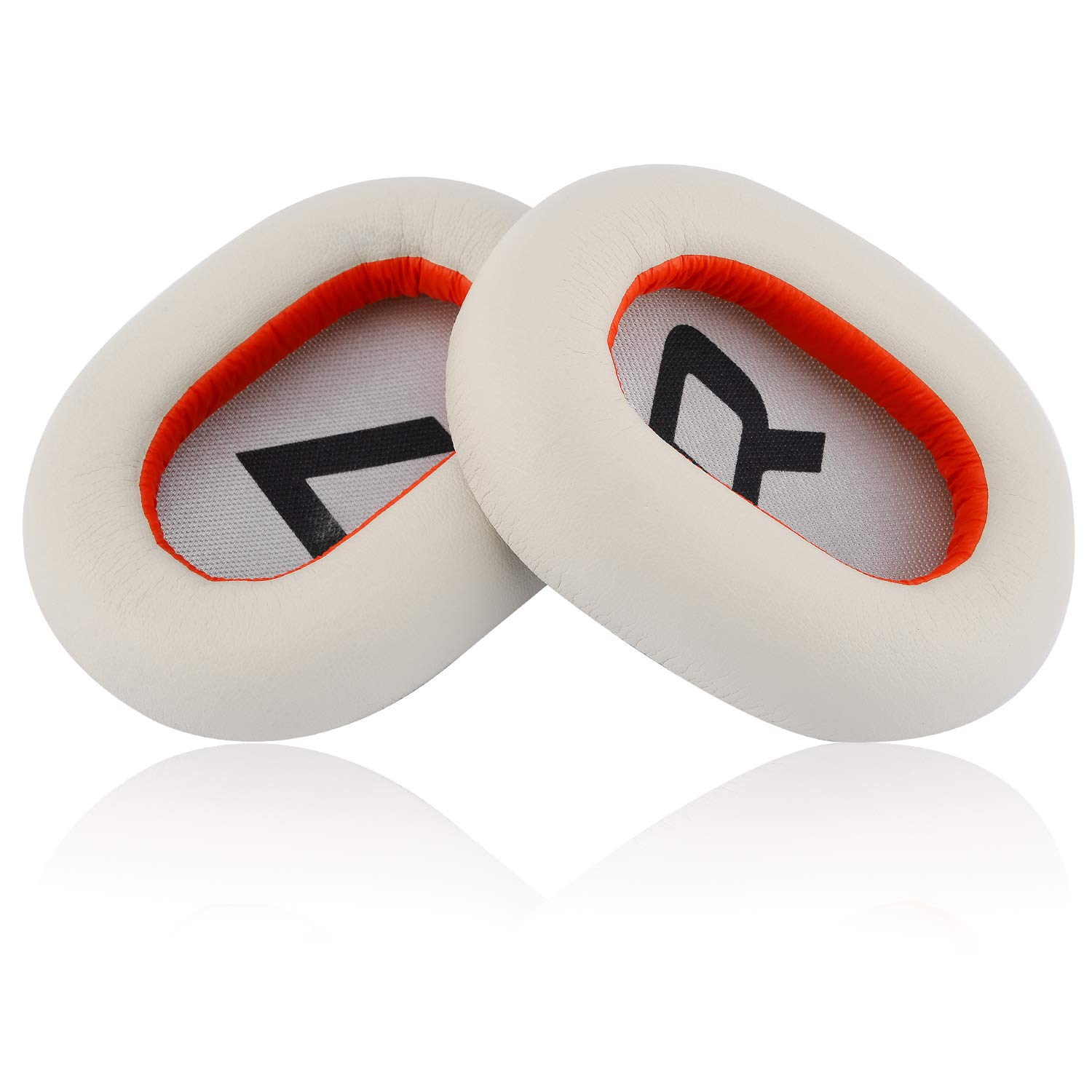 Jarmor BackBeat Pro 2 Earpads, Replacement Protein Leather & Memory Foam Ear Cushion Pad Cover for Plantronics BackBeat Pro 2 Wireless Noise Cancelling Headphones - White