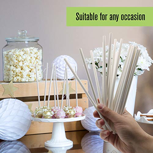 Naturalik 1000-Pack White Biodegradable Paper Straws Extra Durable Dye-Free- Premium Eco-Friendly Paper Straws Bulk - Drinking Straws for Smoothies, Restaurant drinking straws (White, 1000ct)