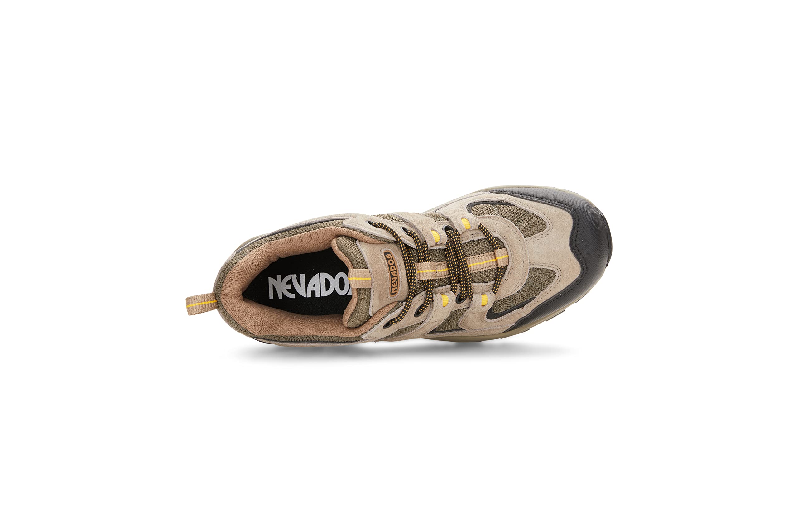 Nevados Boom 2 Low Hiking Boots for Men, Water Resistant, Multi-Terrain Lug Pattern, Comfortable & Weather Proof Structure Rubber Traction Outsole Cradled Footbed