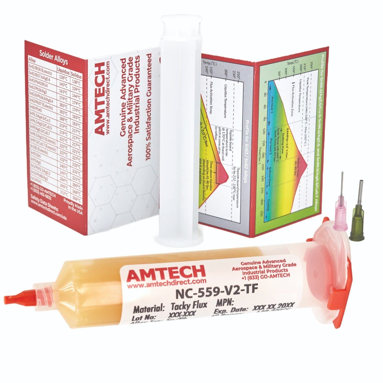 NC-559-V2-TF clean-free tacky flux - 30g syringe kit