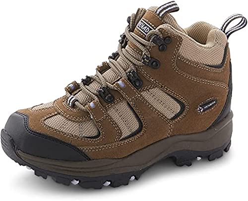 Nevados Boom 2 Mid Hiking Boots for Women, Water Resistant, Multi-Terrain Lug Pattern, Comfortable & Weather Proof Structure Rubber Traction Outsole Cradled Footbed