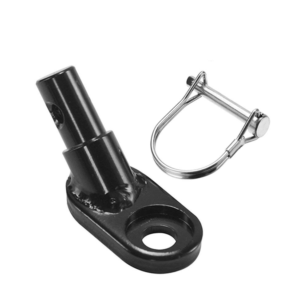 LIOOBO Bicycle Rear Racks Coupler Universal Cycling Connector Attachment Angled Elbow for Bike Trailers Rear Carrier Mount Adapter