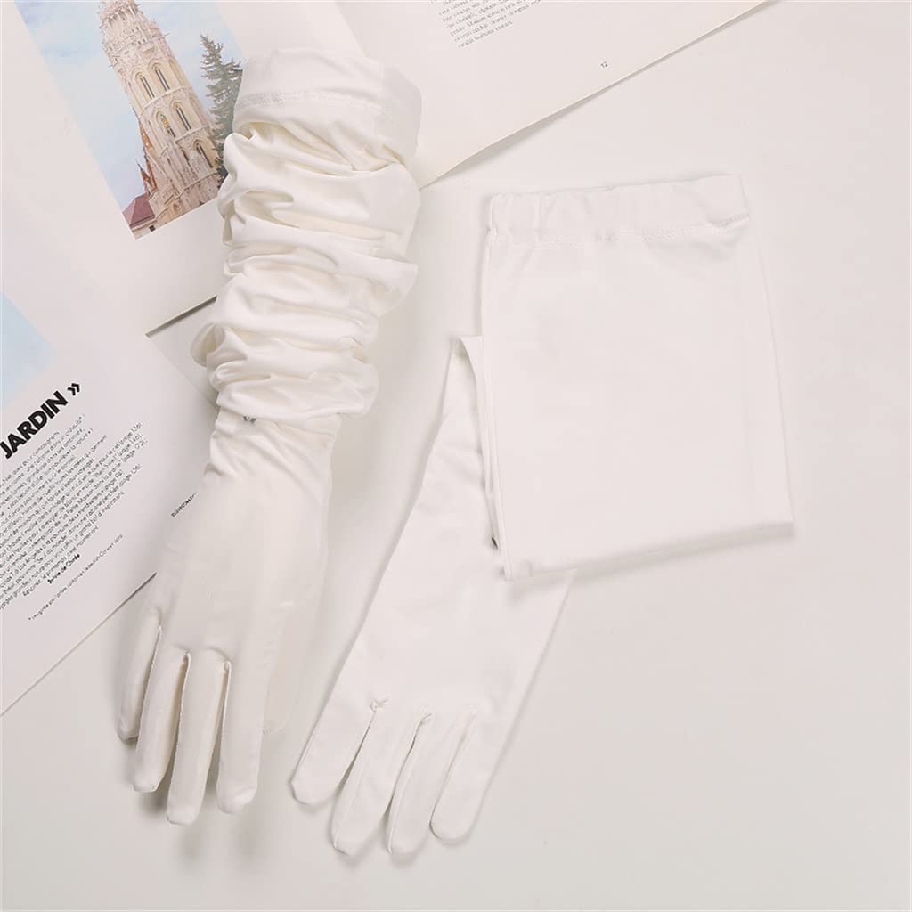 N/A Two Fingers, Ice Sleeves, Summer Long Driving Gloves, Outdoor Loose Ice Silk Cool Sleeves (Color : B, Size : 60 * 18 * 28cm)