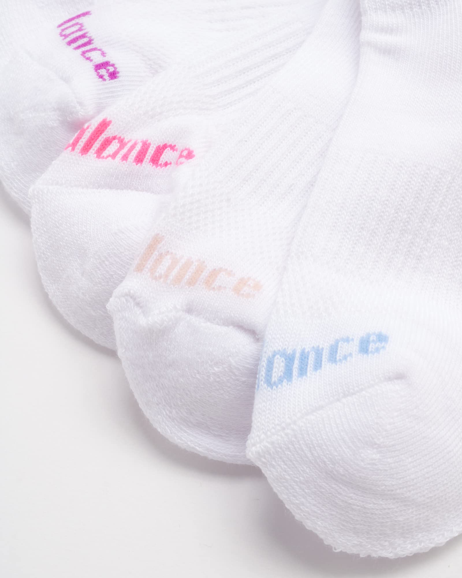 New Balance Girls' Athletic Socks - Cushion Quarter Cut Ankle Socks (8 Pack), Size Medium, White