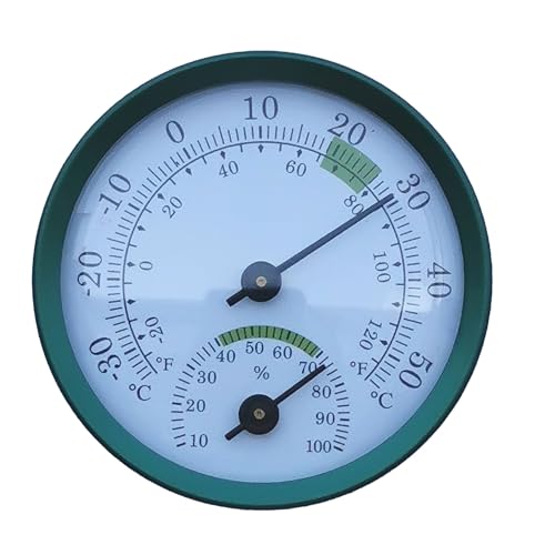 Versatile 57mm Gold Aluminum Thermohygrometer Precise Temperature And Humidity Measurement