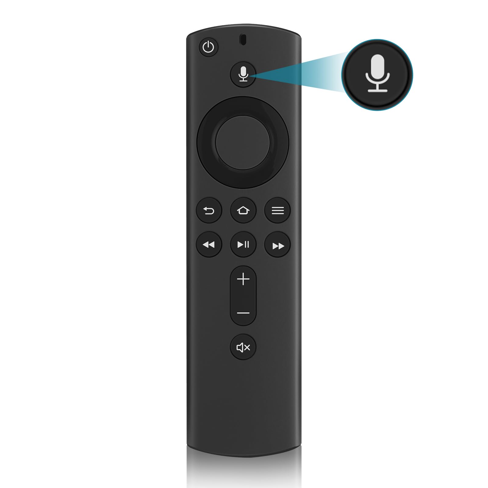 L5B83H (2nd Gen) Voice Replacement Remote Control Fit for Smart TV Stick 2nd Gen, Smart TV Cube 2nd Gen, 1st Gen Smart TV Cube, Fit for Smart TV Stick 4K, Smart TV Stick Lite, 3rd Gen Smart TV
