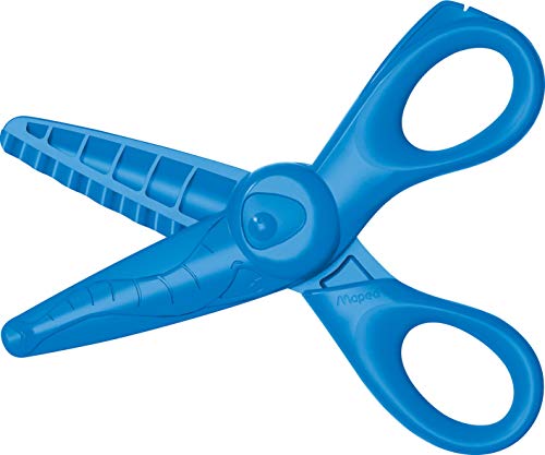 Maped KidiCut Spring-Assisted & Craft Plastic Safety Scissors, Kids, 4.75 Inch, Set of 3 (981727)