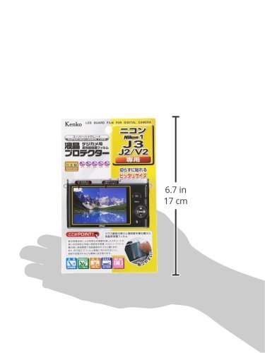 Kenko LCD Monitor Protection Film for Nikon J3/J2/V2 Camera