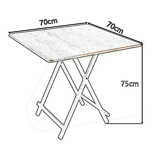 LWW Tables,Portable Folding Computer Desk Carbon Steel Frame Home Office Multi-Function,Blue,707075cm