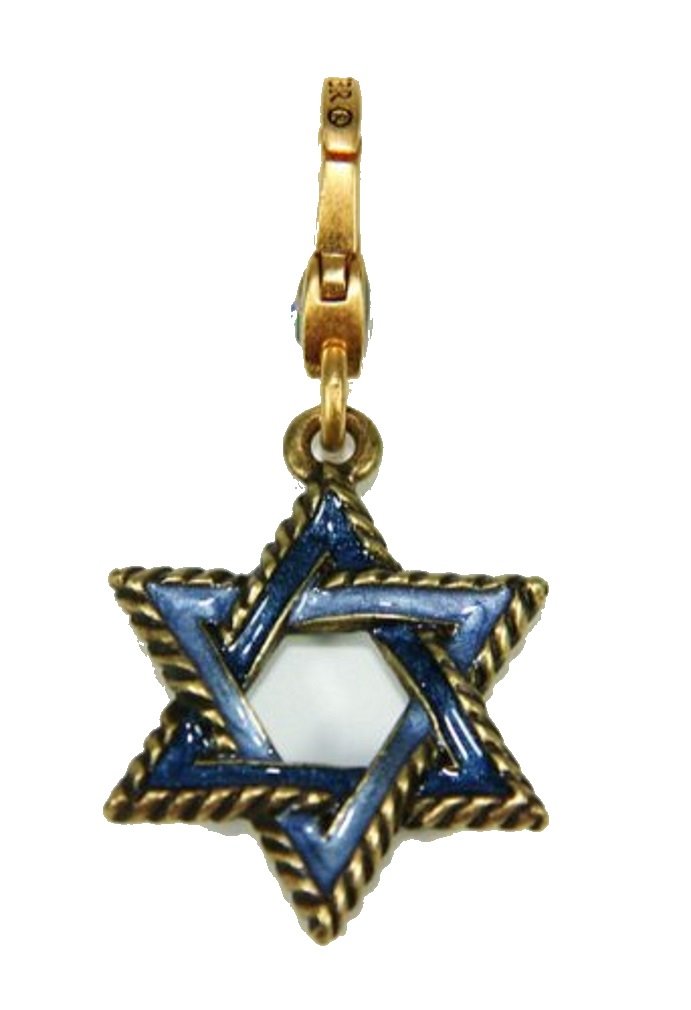 Jay Strongwater Charm Star of David Isaak Swarovski