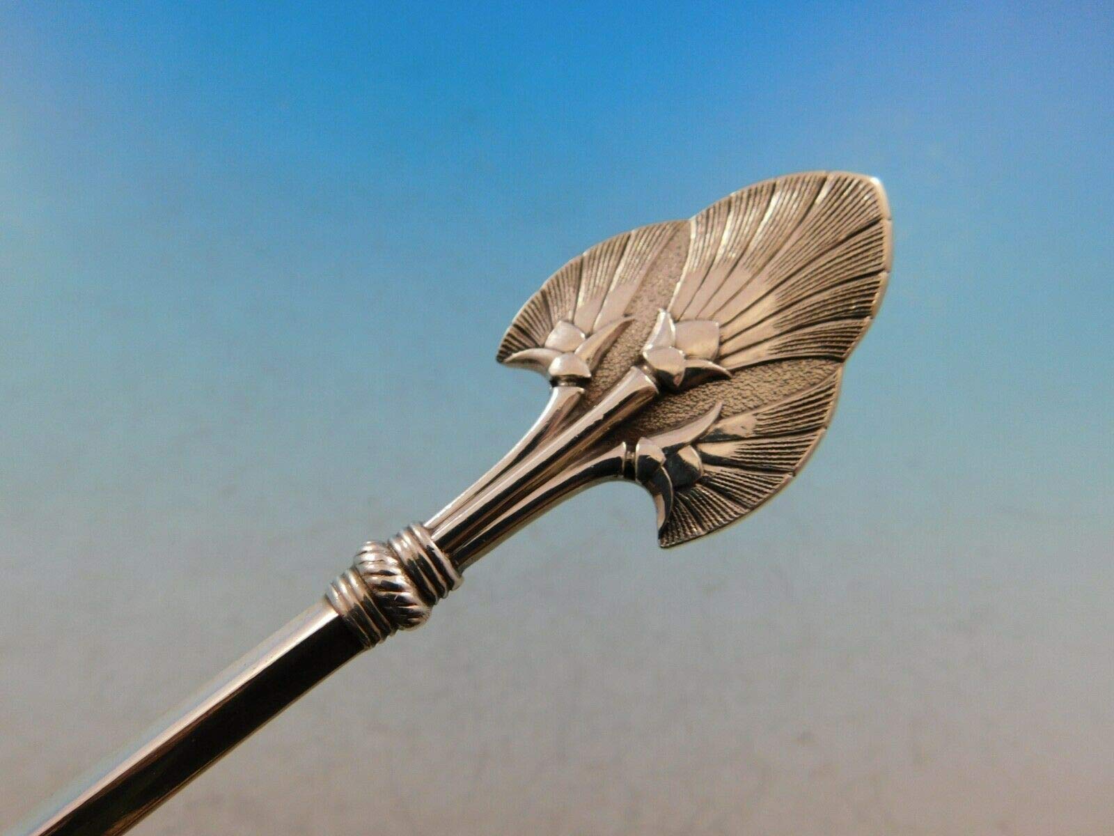 Lotus by Gorham Sterling Silver Flatware Ice Cream Server 10 1/4" Floral Unique!