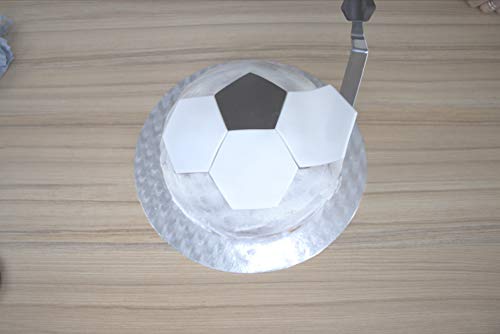 PME Football/Soccer Pattern Cutters, Standard, White