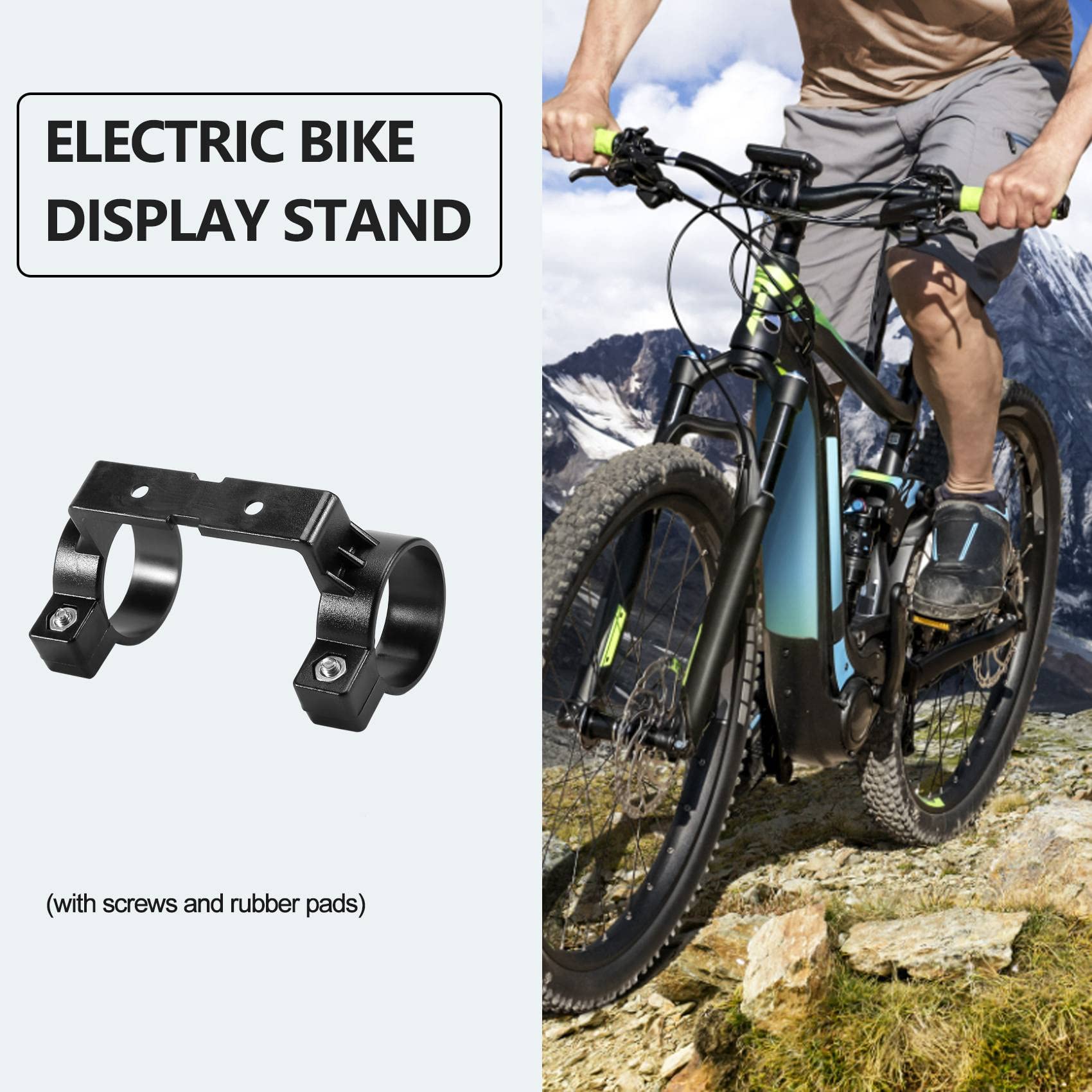 QONIA KT- LCD3 Display Holder Bracket Electric Bicycle System Display Bracket for Ebike KT Kunteng LCD 3 Display