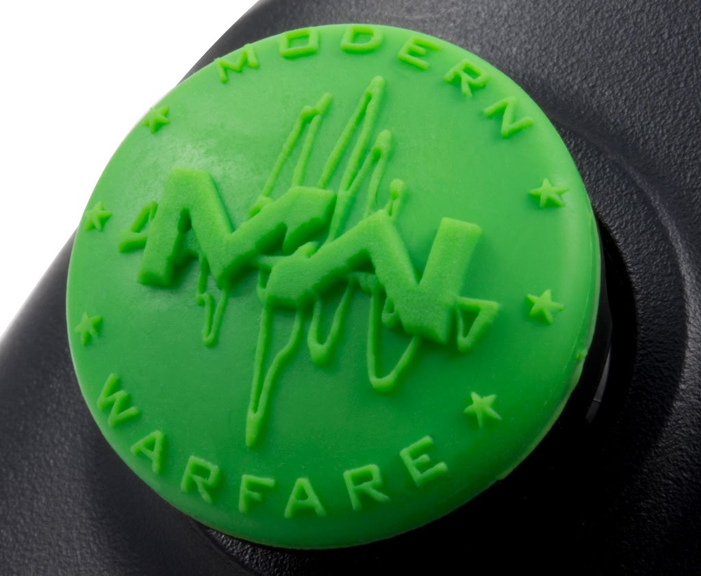 KontrolFreek FPS Freek Call of Duty Modern Warfare for Xbox One Controller | Performance Thumbsticks | 1 Low-Rise Convex, 1 High-Rise Concave | Green
