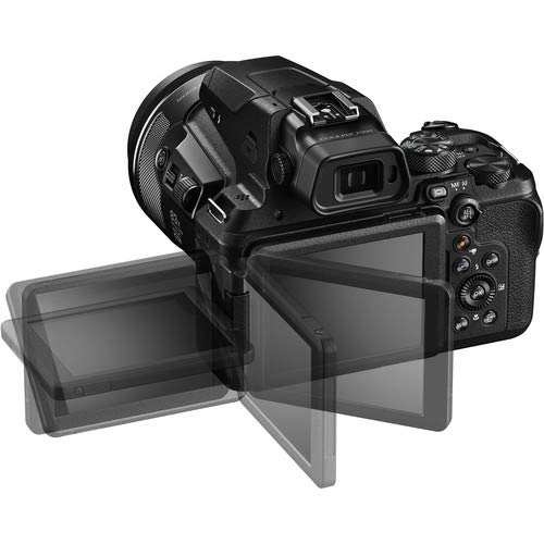 Nikon COOLPIX P950 Digital Camera w/NIKKOR 83x Optical Zoom Lens, 64GB Transcend SD Memory Card, Tripod, Bag, Lens Blower/Cleaner and More
