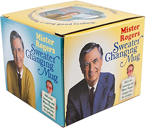 Mister Rogers Heat Changing Mug - Add Coffee or Tea and Mr. Rogers' Jacket Changes to His Sweater - Comes in a Fun Box