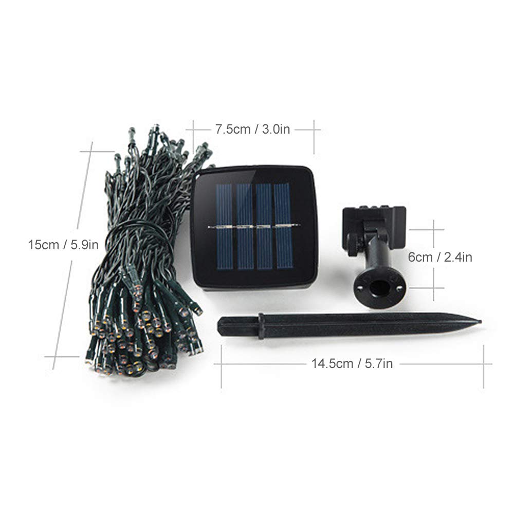 Lixada Solar Christmas Lights,72ft 200 LED Solar String Lights, IP65 Waterproof Starry Fairy Lights for Connectable Home Decor Lights for Patio Garden Wedding Holiday Halloween