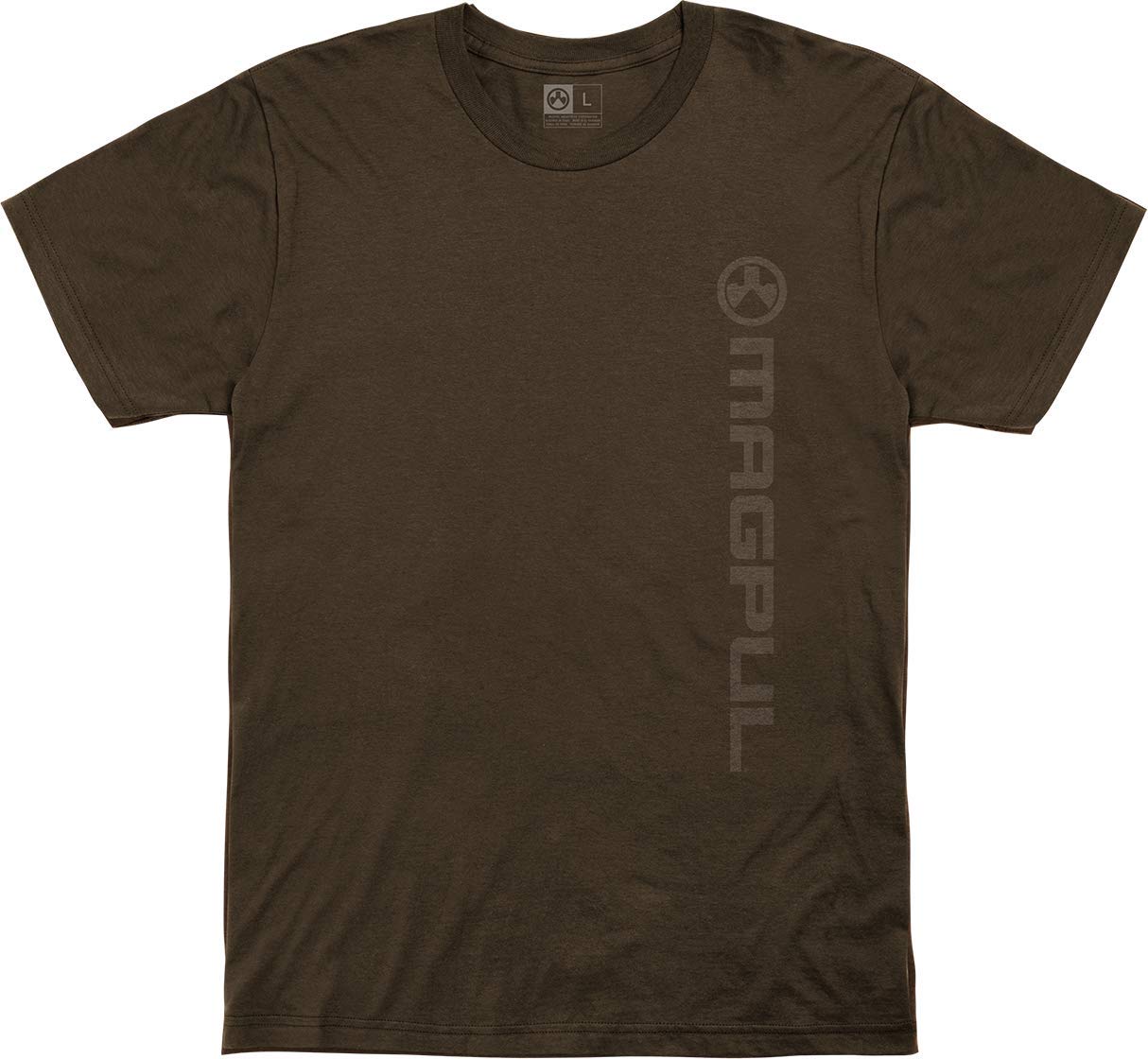 Mapgul Cotton Crew Neck Short Sleeve T-Shirt for Men, Vert Logo Navy, 3X-Large