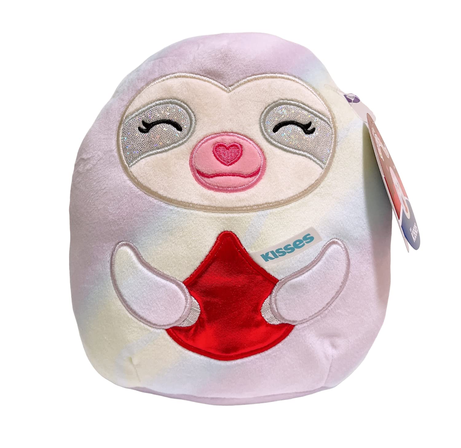 Squishmallow Squishmallows Kellytoy 2023 Hershey Squad Plush Doll (8'' Taylor The Sloth Kisses), Multicolor